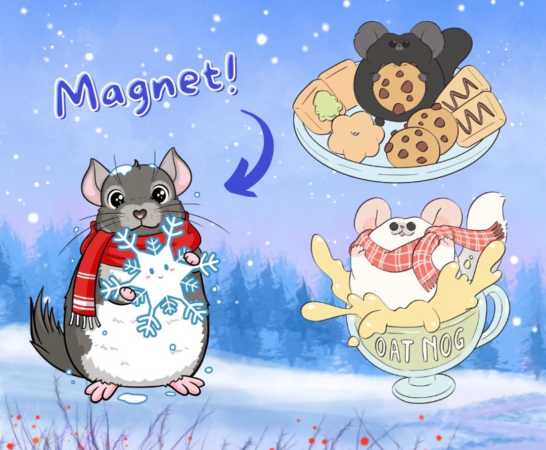 Winter Trio, Linus Magnet ONLY - Etsy
