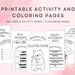Printable Mother's Day Coloring and Activity Pages Mother's Day Kids ...