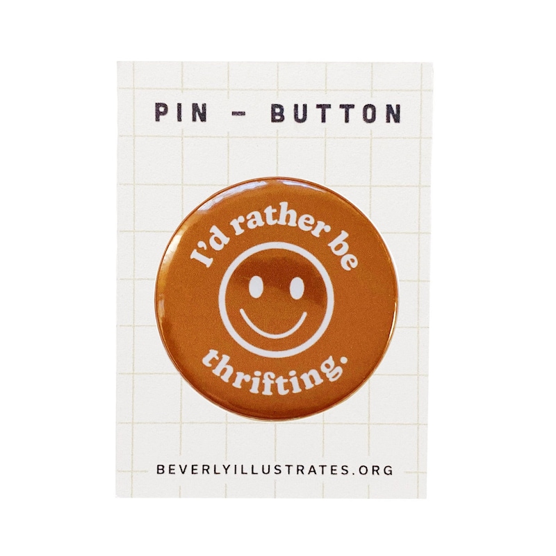Thrift Enamel Pin - Etsy