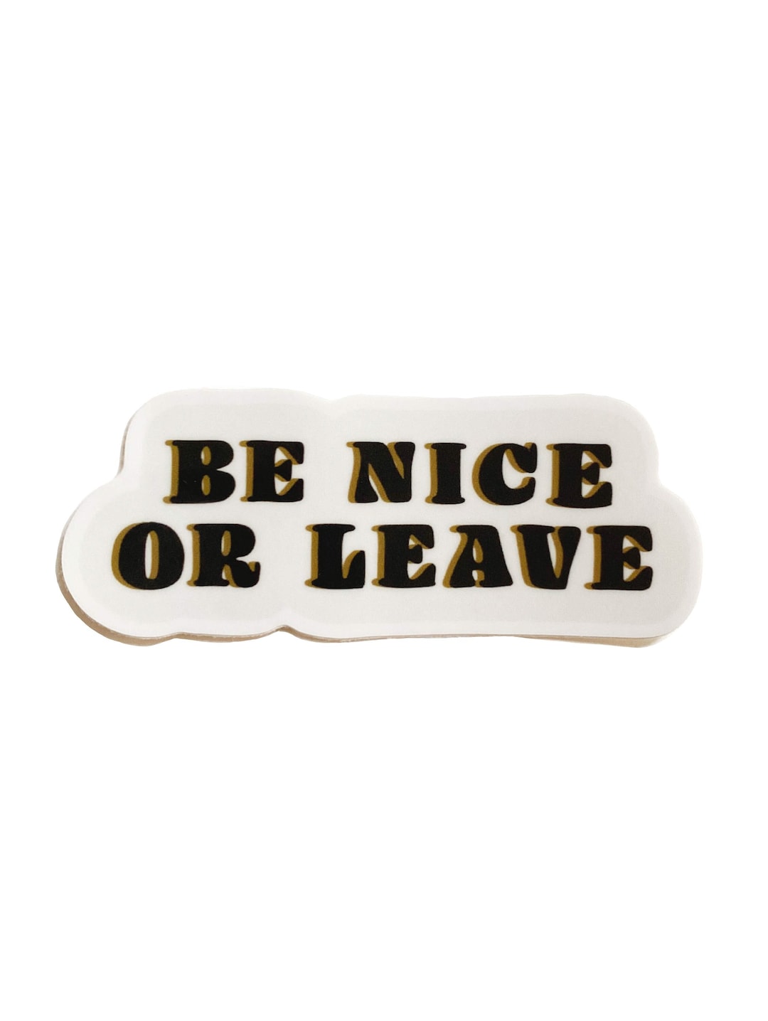 Be Nice Sticker - Etsy