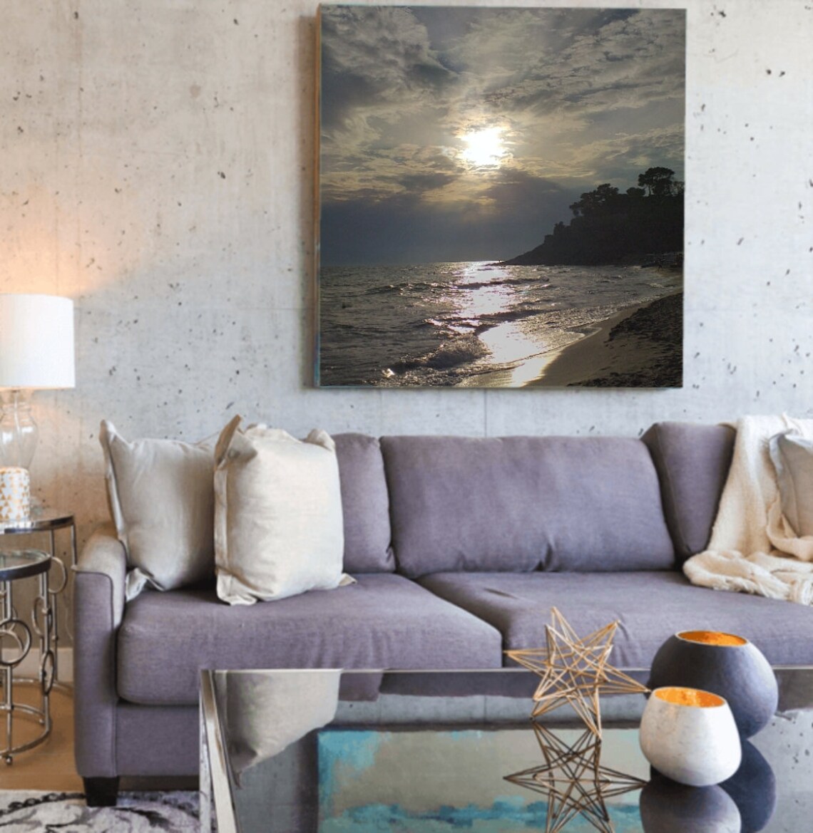 Landscape Tuscany Sunset Sea, Printable Wall Art, Digital Art Print ...