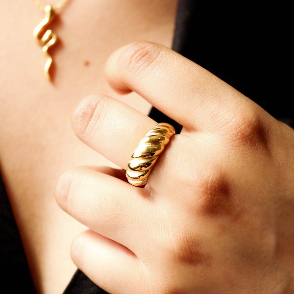Gold Plated Ring - Etsy