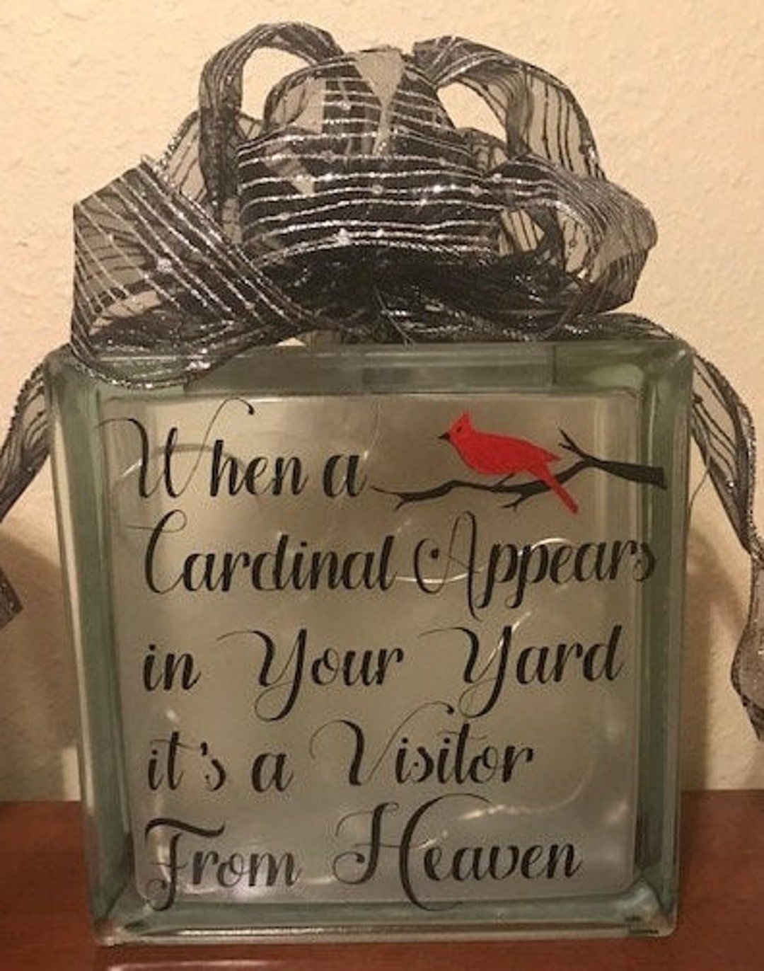 Lighted Glass Block - Etsy