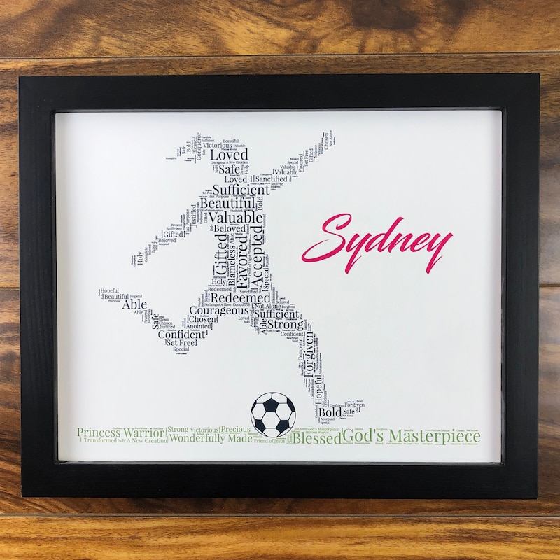 Soccer Word Wall Decor - Etsy