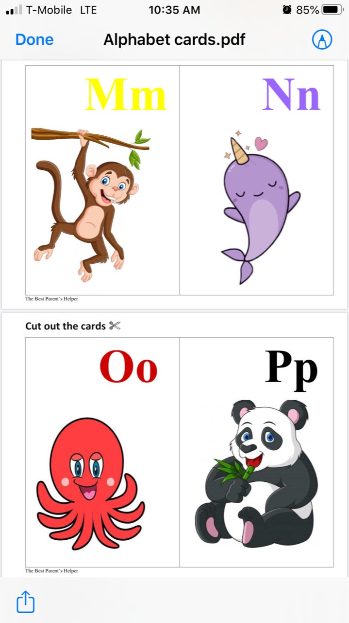 Printables Alphabet Flash Cards With Animals Printable Pdf