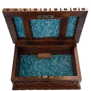 Extra Large Secret Box 8 Step Puzzle Box Treasure Box With Hidden Key ...