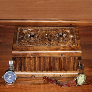 12 Step Puzzle Box | Hidden Key in a Secret Compartment | Desk Puzzle ...