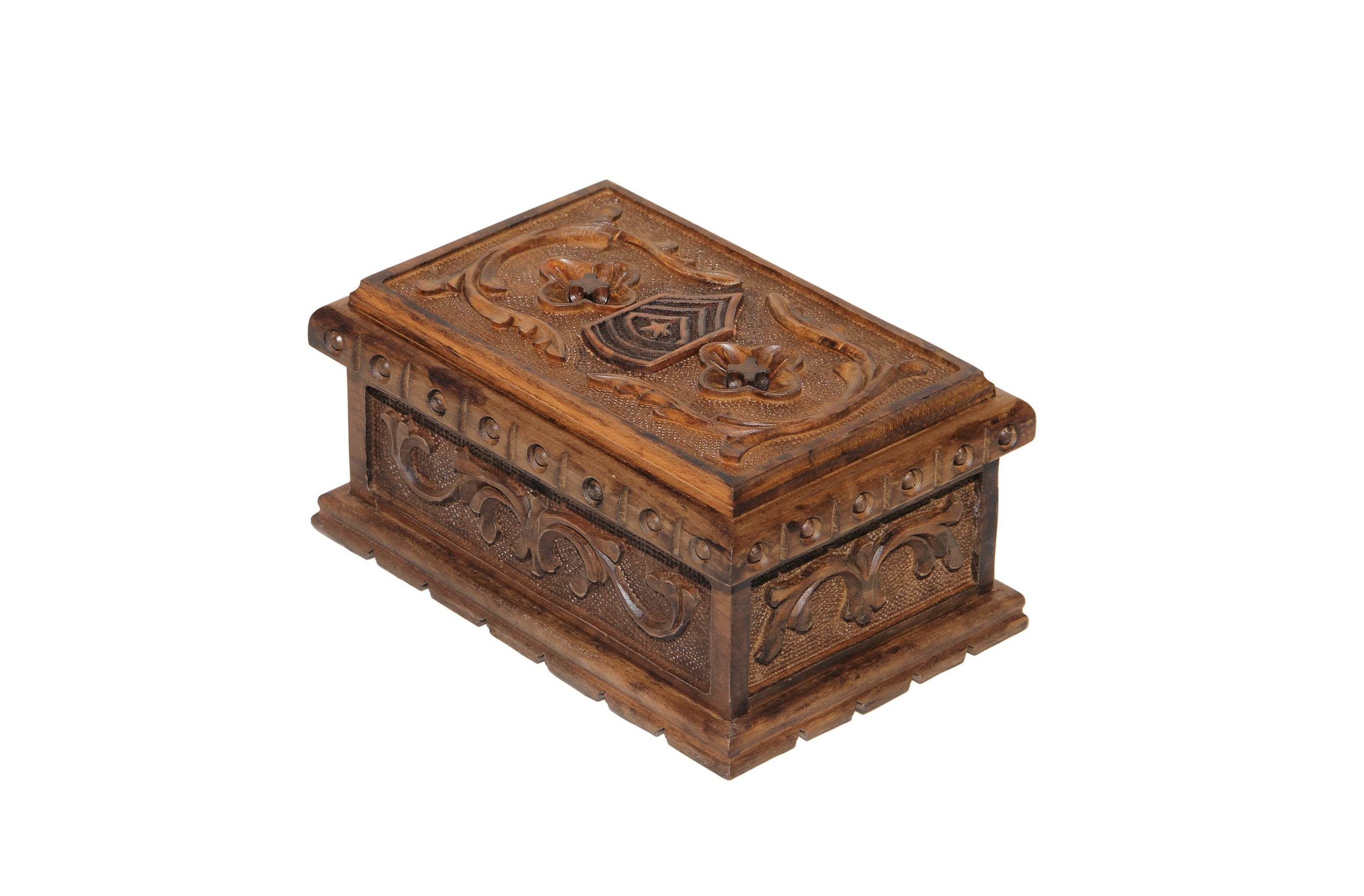 Hand Carved Military Rank Gift Box With 8-step Combination, Locking ...