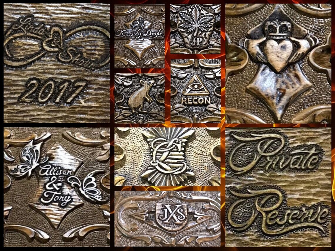 Custom Personalization and Wood Art for Custom Wooden Box Orders ...