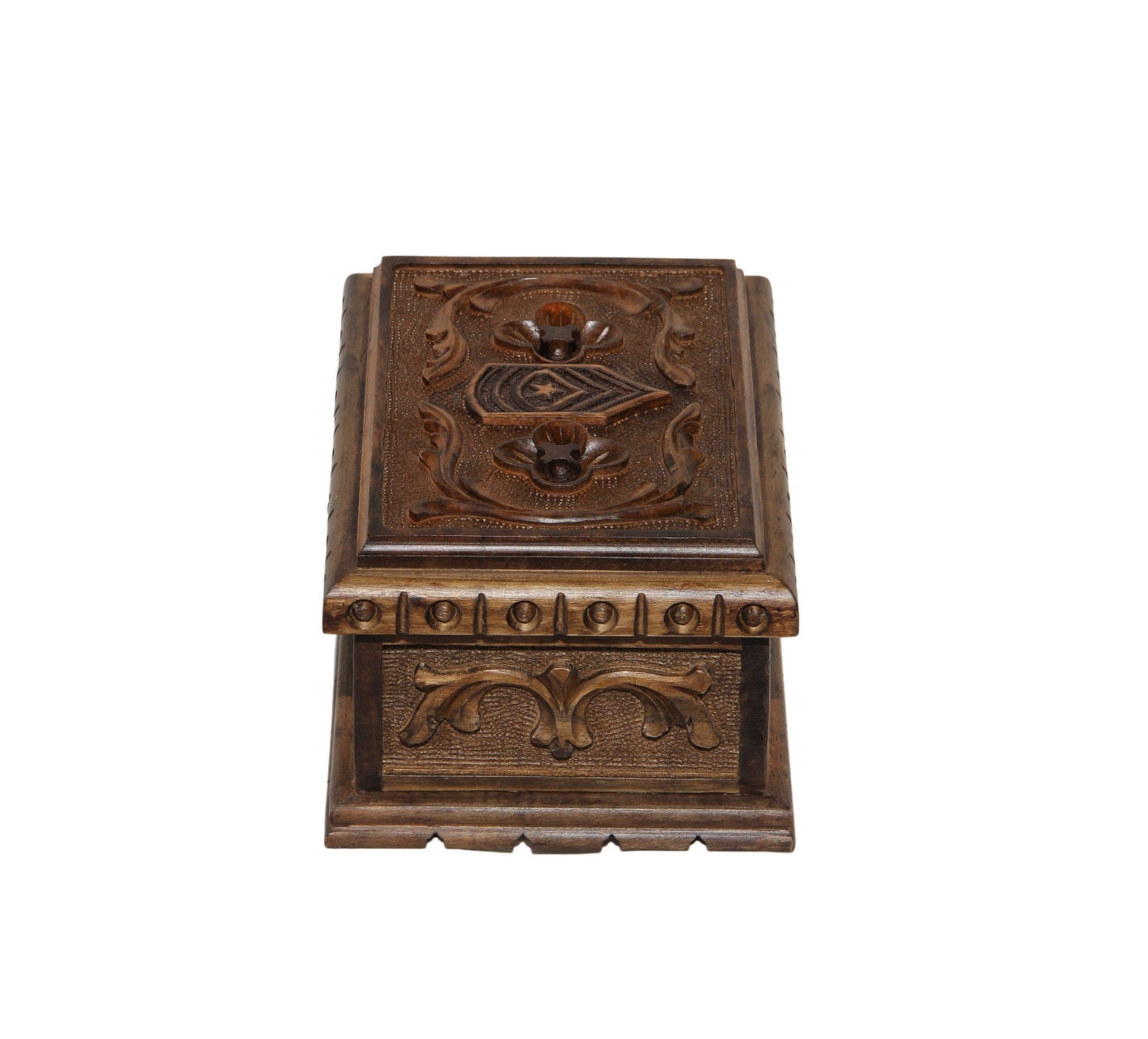 Hand Carved Military Rank Gift Box With 8-step Combination, Locking ...