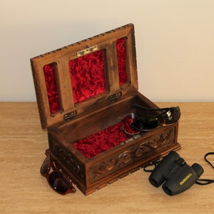 Extra Large Secret Box 8 Step Puzzle Box Treasure Box With Hidden Key ...