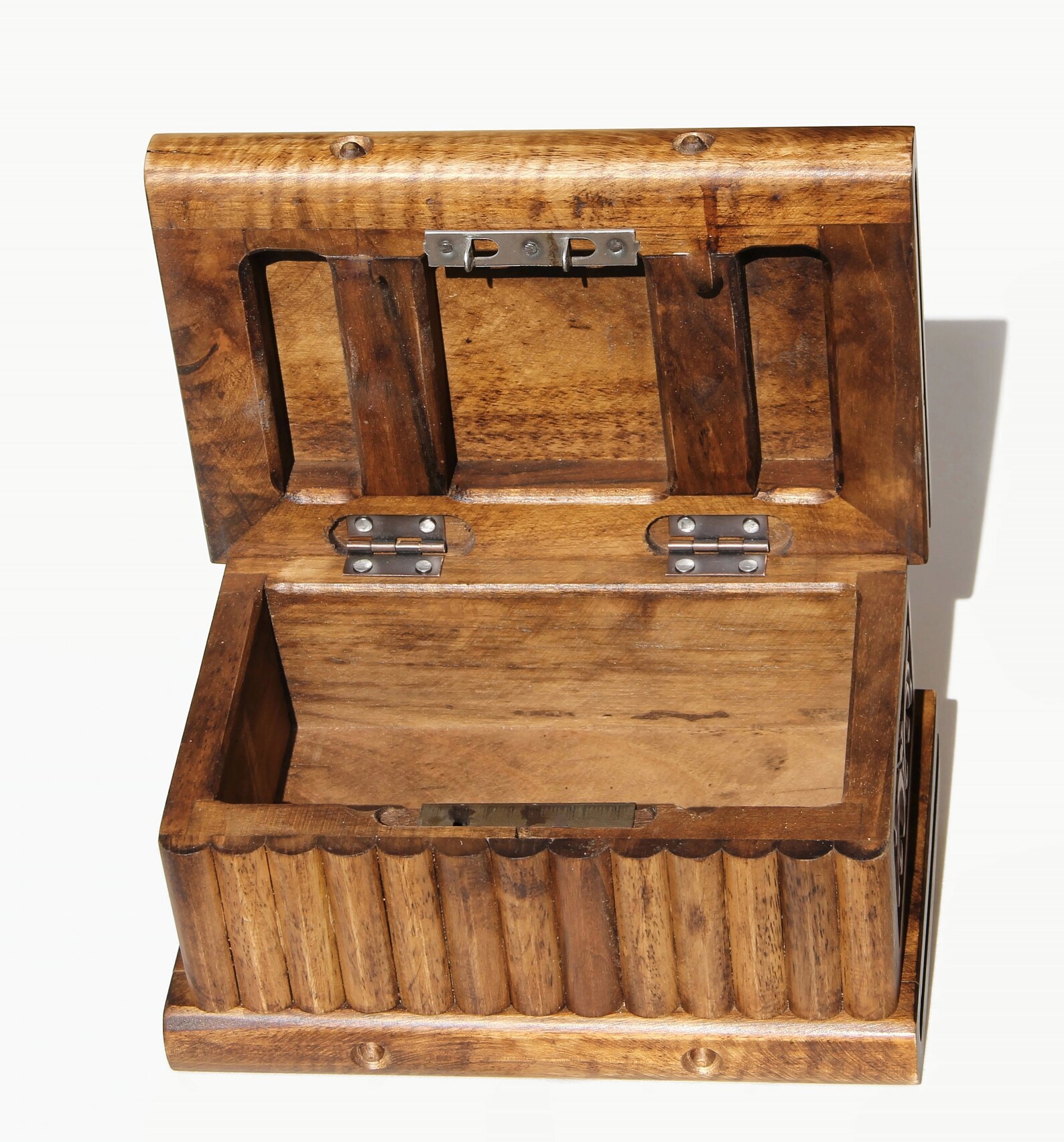 12 Step Puzzle Box | Hidden Key in a Secret Compartment | Desk Puzzle ...