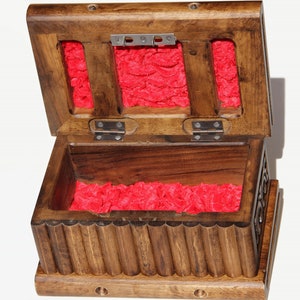 12 Step Puzzle Box | Hidden Key in a Secret Compartment | Desk Puzzle ...