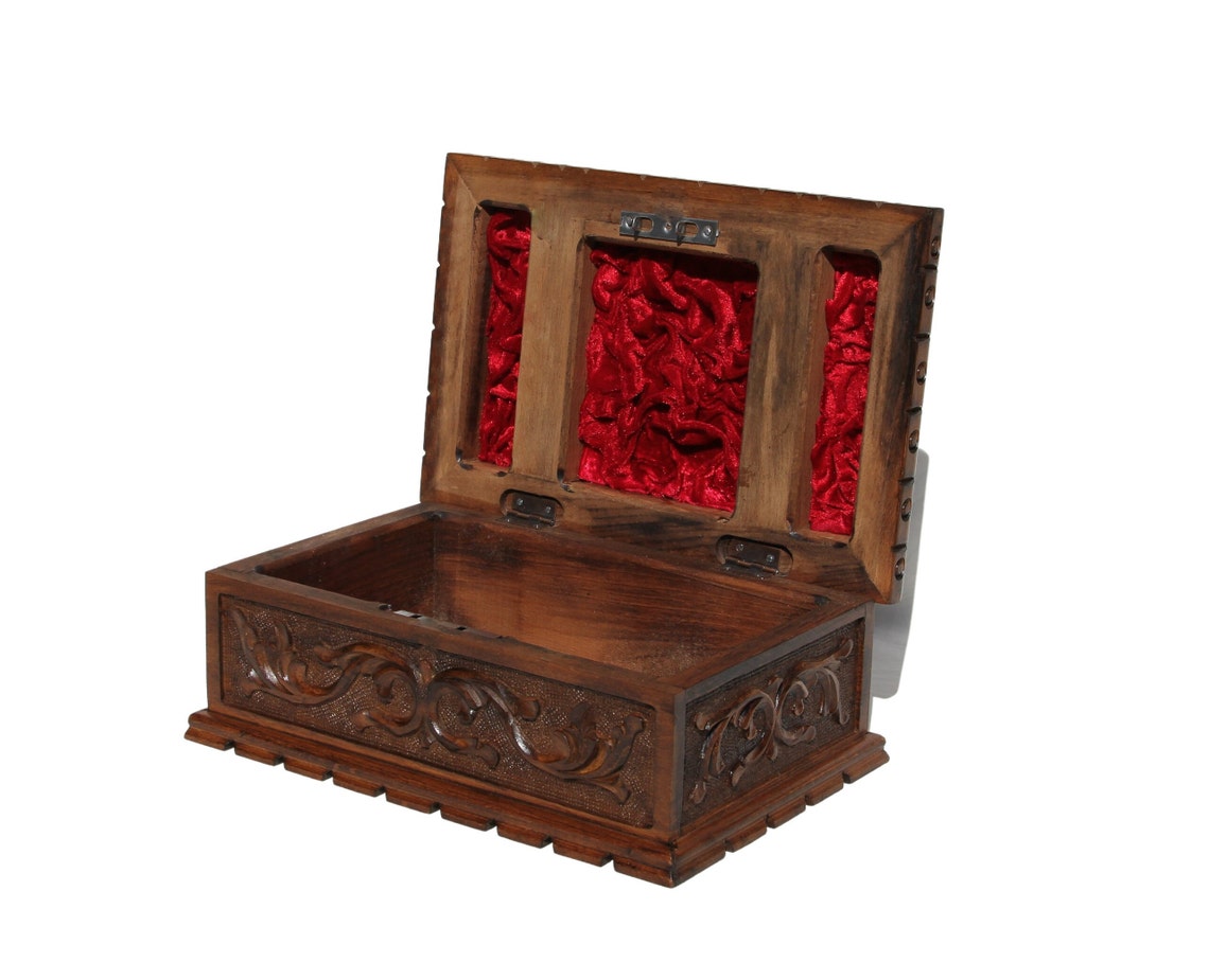 Personalized Jewelry Box With Custom Hand Carved - Etsy