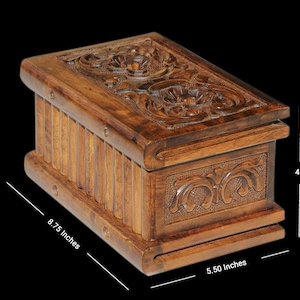 12 Step Puzzle Box | Hidden Key in a Secret Compartment | Desk Puzzle ...