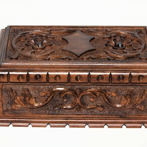 Extra Large Secret Box 8 Step Puzzle Box Treasure Box With Hidden Key ...