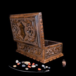 Extra Large Secret Box 8 Step Puzzle Box Treasure Box With Hidden Key ...