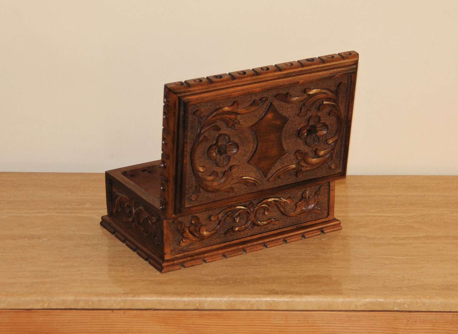 Personalized Jewelry Box With Custom Hand Carved Personalization. Big ...