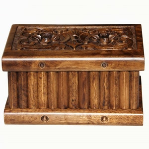 12 Step Puzzle Box | Hidden Key in a Secret Compartment | Desk Puzzle ...