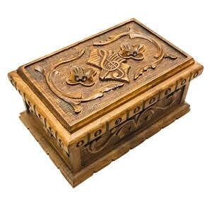 Treble Clef Music Note Secret Locking Jewelry Box With Hidden Lock and ...