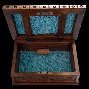 Extra Large Animal Puzzle Box Featuring Hand Carved Animal Options and ...