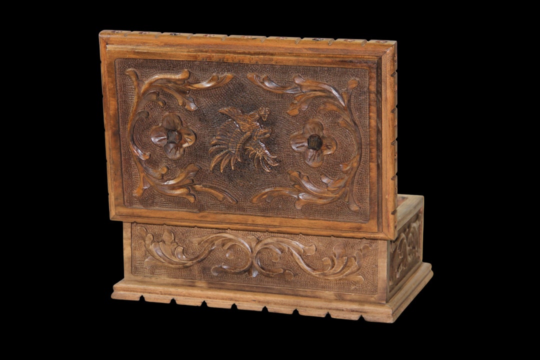 Extra Large Animal Puzzle Box Featuring Hand Carved Animal Options and ...