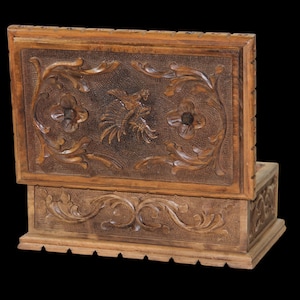 Extra Large Animal Puzzle Box Featuring Hand Carved Animal Options and ...