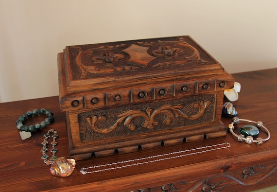 Personalized Men's Secret Locking Jewelry Box With Hidden - Etsy