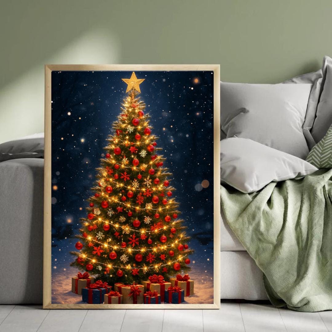 Christmas Wall Art: Festive Printable Wall Decor (digital Download) - Etsy