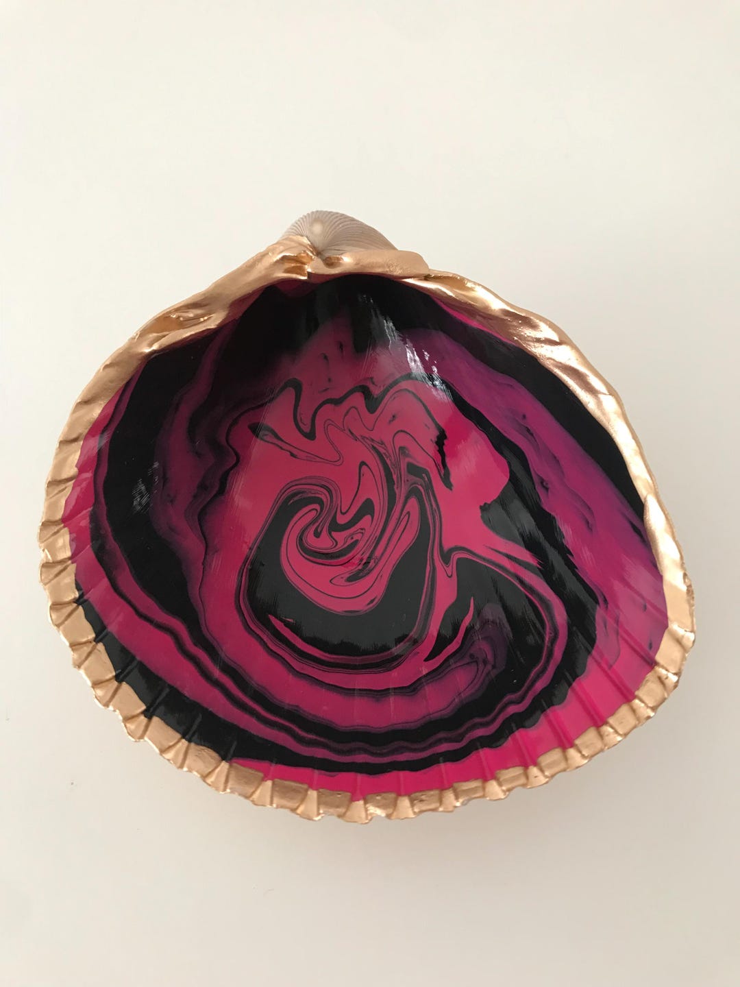 Seashell Trinket Dish, Ring Dish, Home Decor, Unique Gift, Hand-painted ...