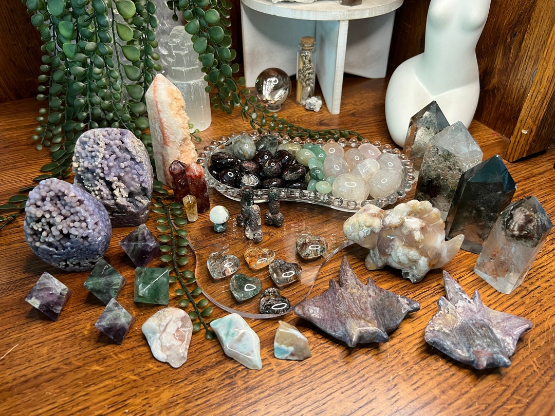 Bruised Crystals by the Pound Mystery Box Discounted Crystals - Etsy