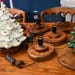 Wood Ceramic Christmas Tree Base With Light - Etsy