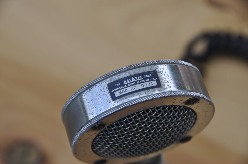 Vintage Astatic D-104 Mic - Etsy