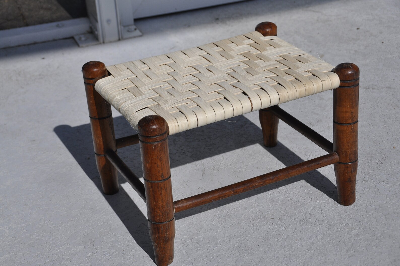 Small Flat Reed Stool - Etsy