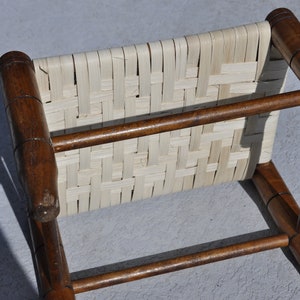 Small Flat Reed Stool - Etsy