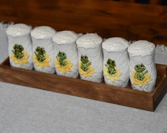 Vintage 1976 Sears and Roebuck Neil the Frog Ceramic Spice Shakers Set ...