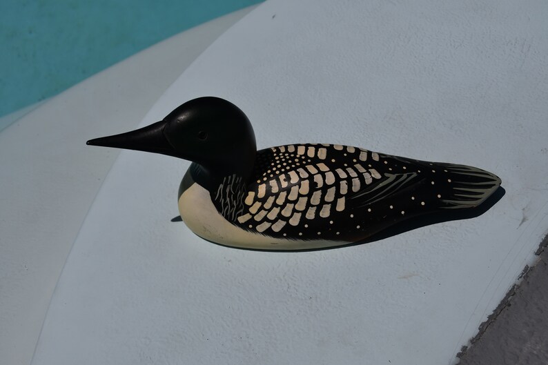 Vintage Richardson Wood Loon Carving - Etsy