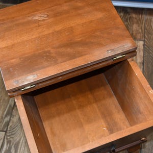 Vintage Dough Box/ End Table - Etsy