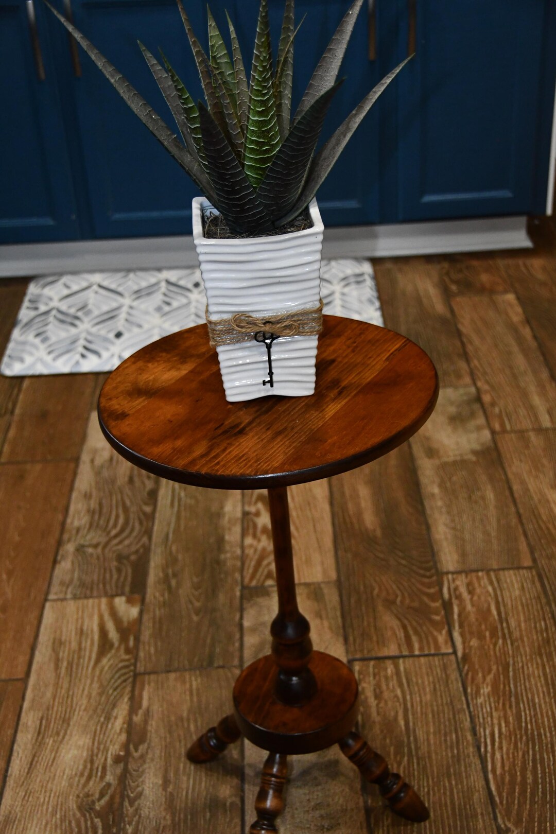 Vintage Wood Side Table - Etsy