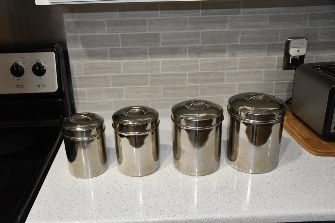 Vintage Canister Set - Etsy