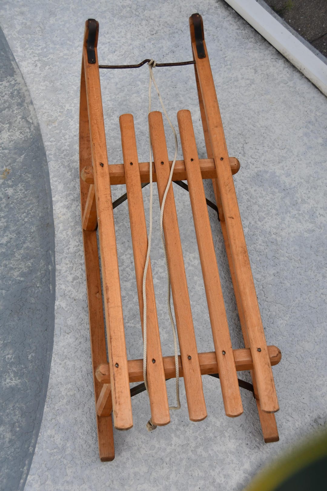 Vintage Davos Sled - Etsy