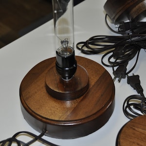 Wood Ceramic Christmas Tree Base With Light - Etsy