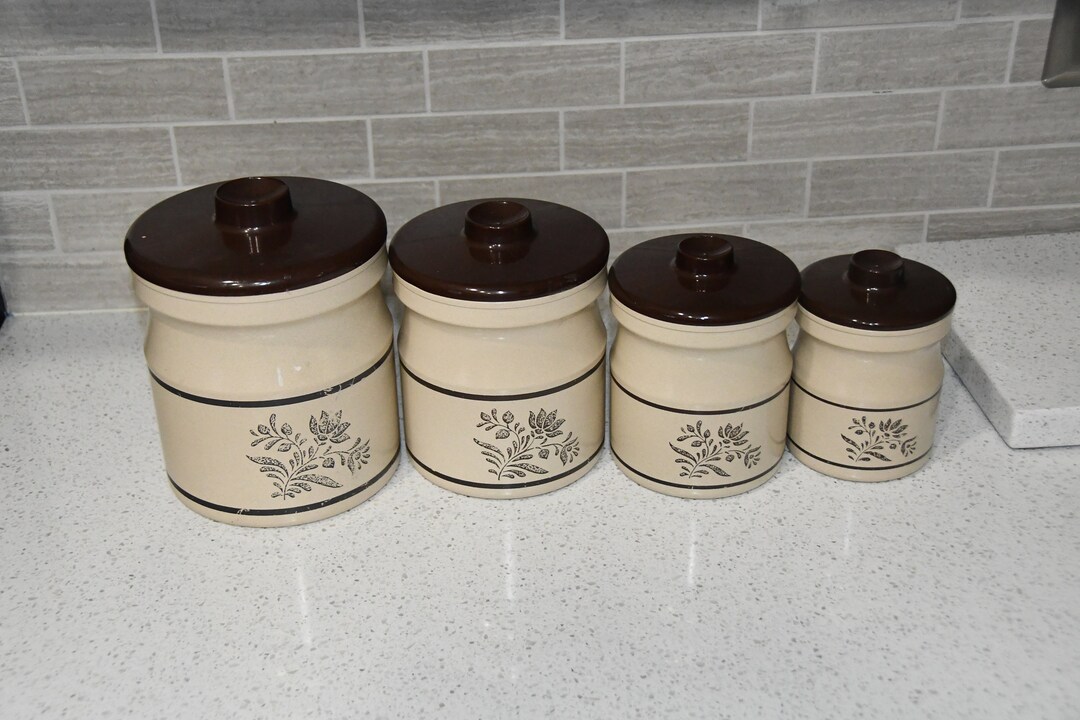 Vintage Kromex Canister Set - Etsy