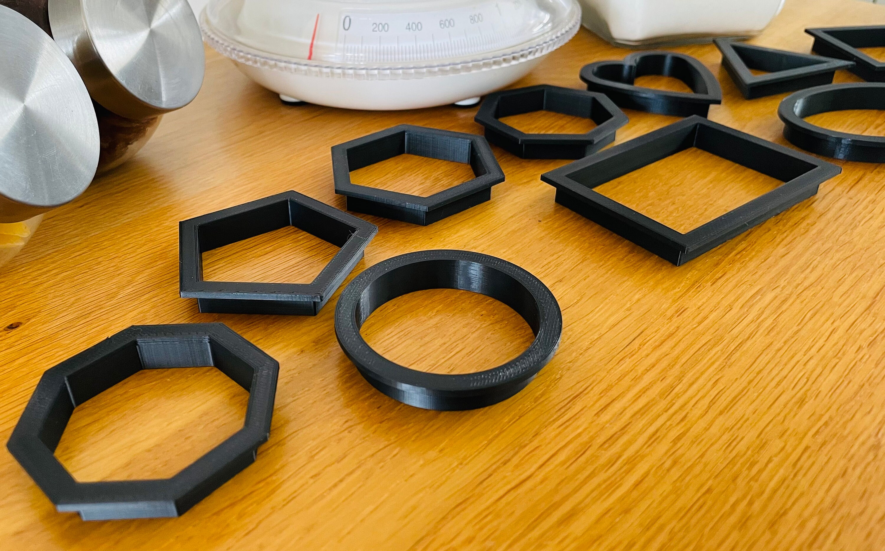 2D Shape Stamp Cutter Playdough Baking Pack - Etsy