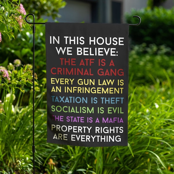 We Believe Conservative Yard Sign - Etsy