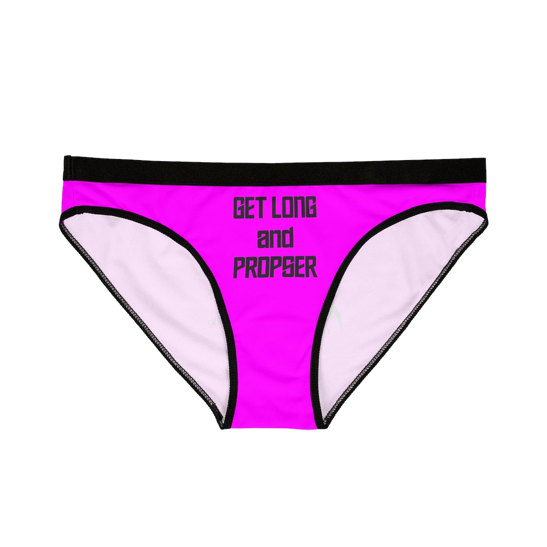 Funny Scifi Star Trek Spock Women's Pink Underwear Brief Shocker ...