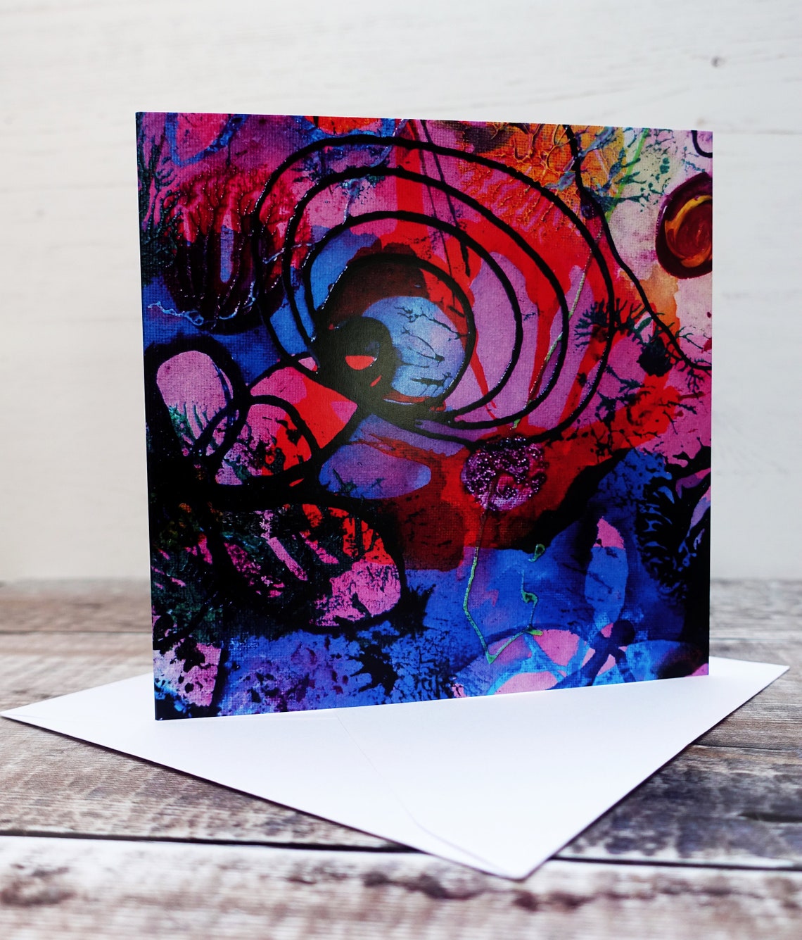 Floral Card Fine Art Greeting Card Art Cards Floral Artist | Etsy