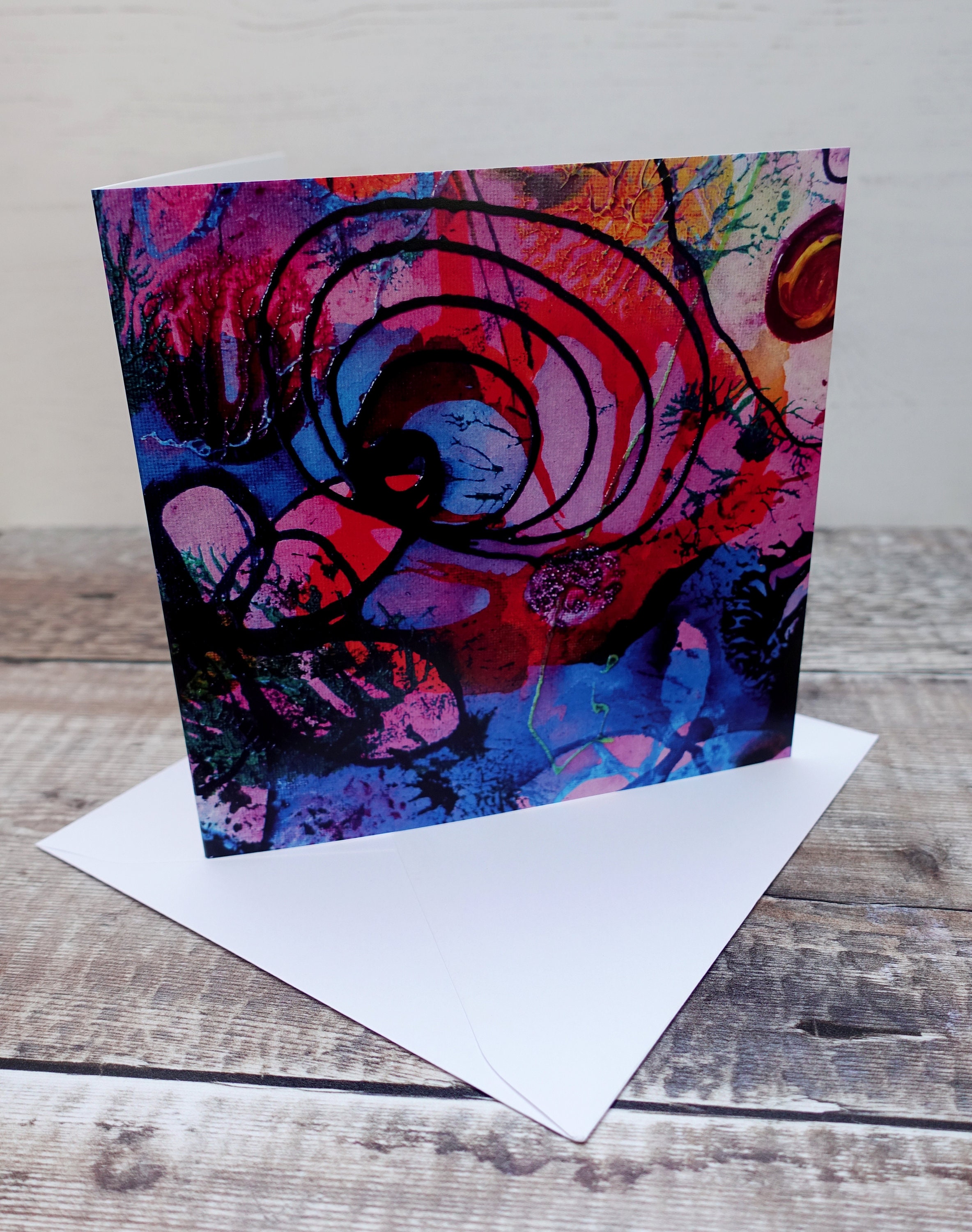 Floral Card Fine Art Greeting Card Art Cards Floral Artist | Etsy