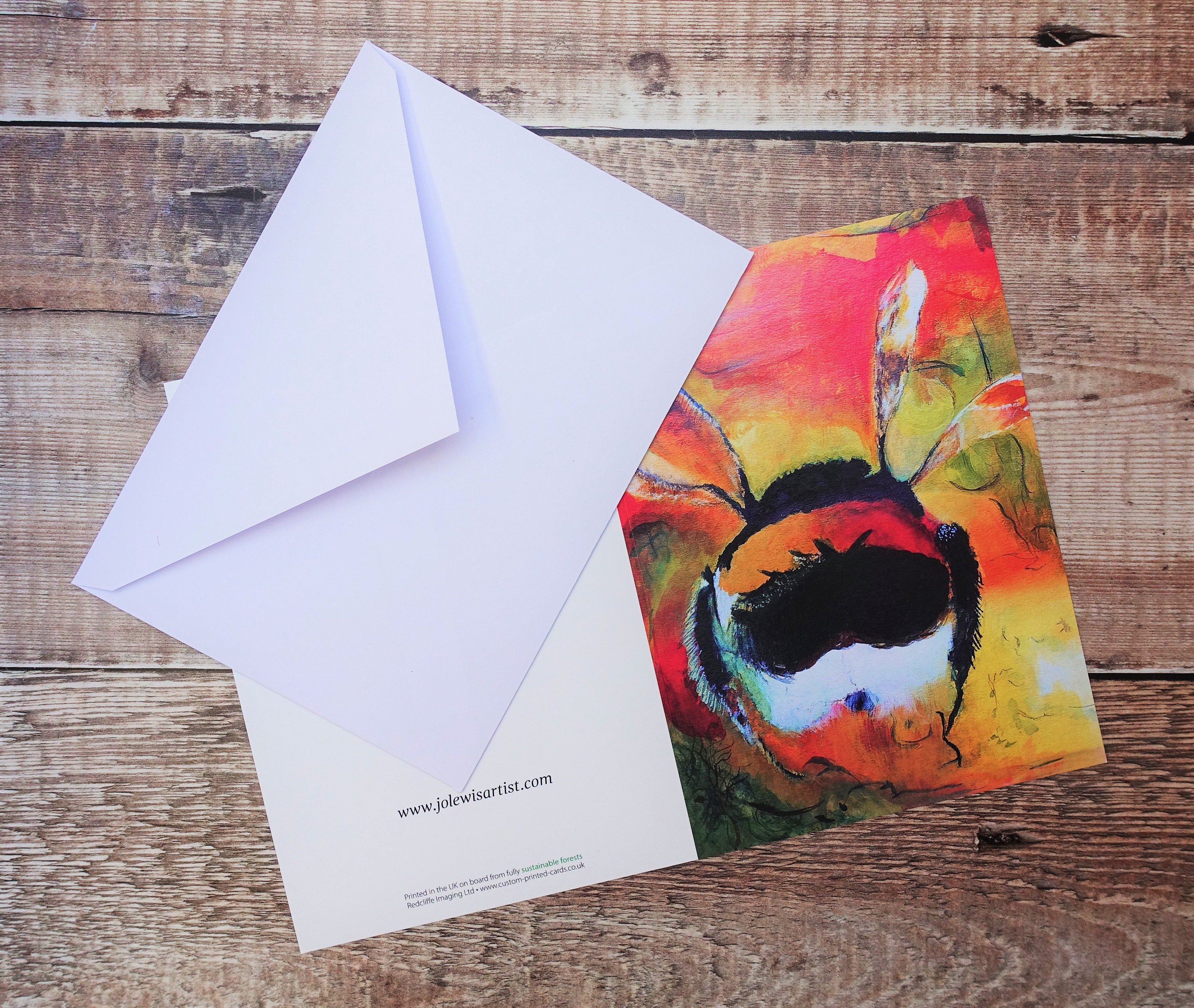 Bumblebee Card Birthday Card for Her Thank You Card for - Etsy