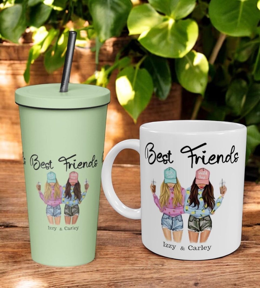 Best Friends Wild One & Mild One Design Mug Travel Mug or Keyring - Etsy